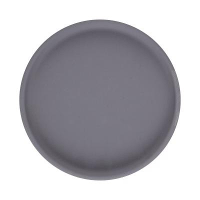 Cina OEM/ODM Weaning Suction Grey Colors Silicone Bowls And Plates Set 18x18 With Size Is 18*18*2.5cm And Weight Is 200Gram in vendita