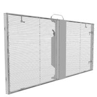China Exquisite LED Mesh Facade Clear Image Indoor Transparent LED Cost Efficiency for sale