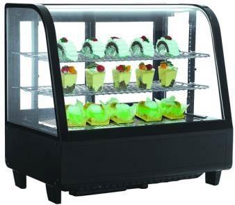 China Countertop van de schuifdeurcake Commerciële Vertoningsharder Te koop