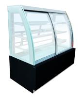 China 3-Layer 2m Air Cooled Cake Display Freezer with 830W Danfoss Compressor and Digital Temperature Control 2-10°C for sale