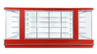 China Refrigerated Vertical Supermarket Multideck Open Chiller - 4450×2370×2060mm, 2-10℃ Temperature Range for sale