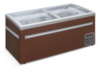 China Top Open Island Display Freezer 900L-1500L Capacity with Danfoss Compressor -18°C to -22°C Temperature Range for sale
