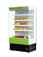 China Slimline Multideck Display Chiller for Fruits & Vegetables - 1000×650×2000mm, 740W, 2-10°C Temperature Range for sale