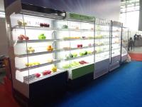 China Slimline Multideck Display Chiller for Fruits & Vegetables - 1000×650×2000mm, 740W, 2-10°C Temperature Range for sale
