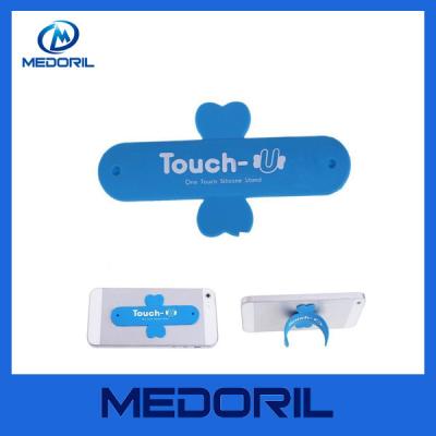 China HOT Promotion gifts one touch silicone mobile phone stand holders with custom logo for sale