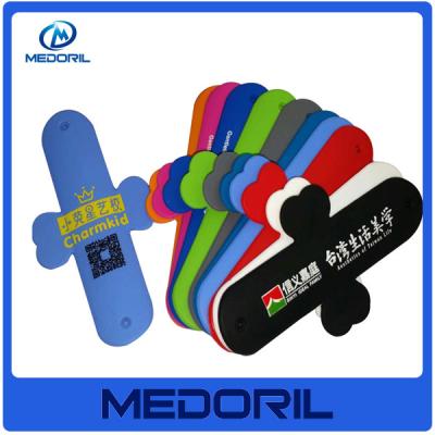 China Customized logo touch u silicone mobile stand for promotion gifts for sale