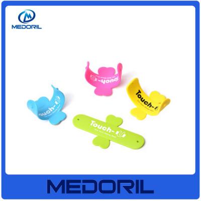 China Shenzhen supplier custom logo eco friendly silicone touch u mobile stand holders for sale