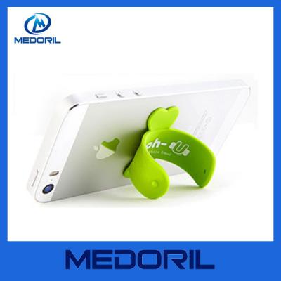 China China factory custom design silicone mobile phone stand holder one touch u mobile holders for sale