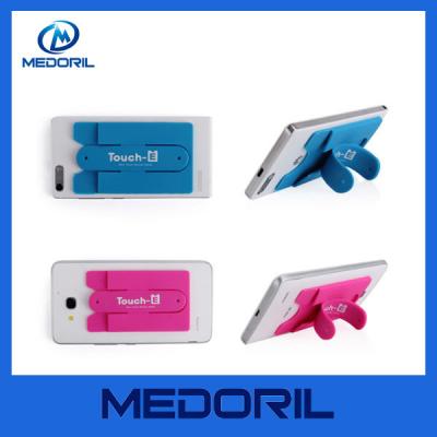 China 2016 HOT Promotion gifts 3m sticker silicone smart wallet mobile card holder for sale