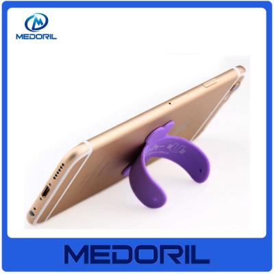 China 2016 factory custom touch u silicone material mobile phone support cell phone stand holder for sale