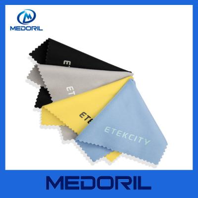 China Factory custom print microfiber glasses cleaning cloth with customer logo for sale