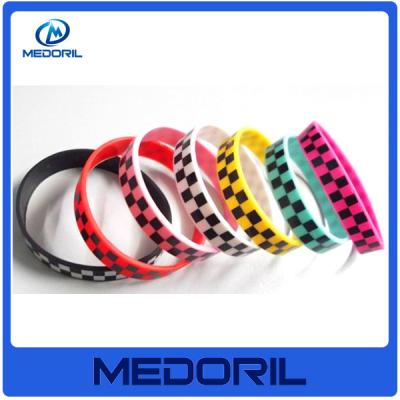 China Hot sale silicone gel wristband printing logo plastic wristband for sale