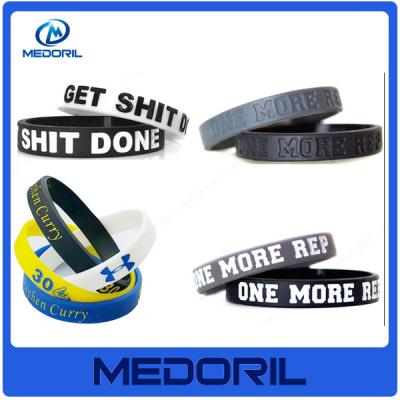 China Hot product soft silicone festival wristband with custom design for sale