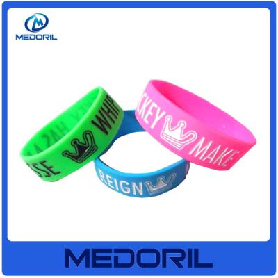 China Custom camouflage newest womens fashion silicone bracelet wristband for sale