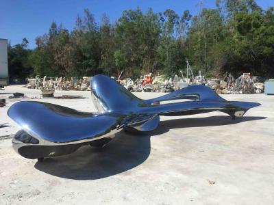 Cina Grande scultura all'aperto dell'acciaio inossidabile, grandi sculture moderne del giardino in vendita