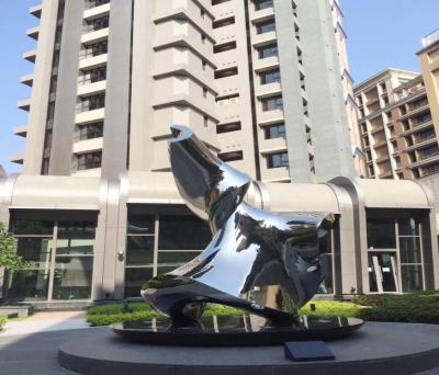 China Large Metal Modern Abstract Sculpture Stainless Steel Good Corrosion Resistance for sale