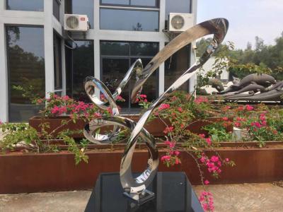 Cina Piccole sculture astratte all'aperto del giardino, scultura moderna dell'acciaio inossidabile in vendita