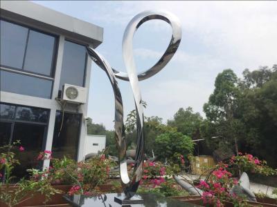 Cina Scultura artificiale dell'acciaio inossidabile di stile fuori delle statue del giardino per la decorazione di arte in vendita