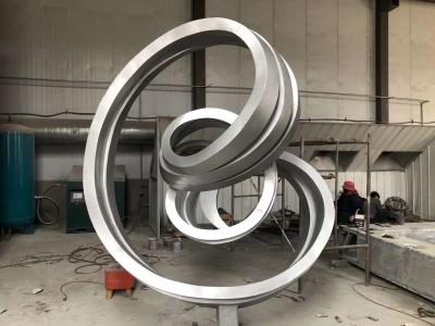 China Contemporary Outdoor Handmade 2.5 Meter Abstract Metal Sculptures for sale