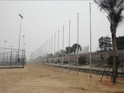 China 10 Meters Outdoor External Halyard Metal Flag Pole for sale