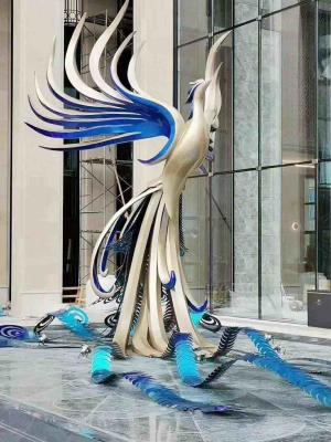 Cina Il colore all'aperto di altezza del ODM 3.5m ha dipinto la scultura bronzea moderna in vendita