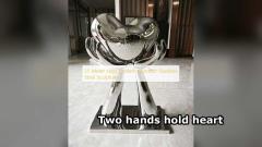 Modern Stainless Steel Sculpture 1.5m High