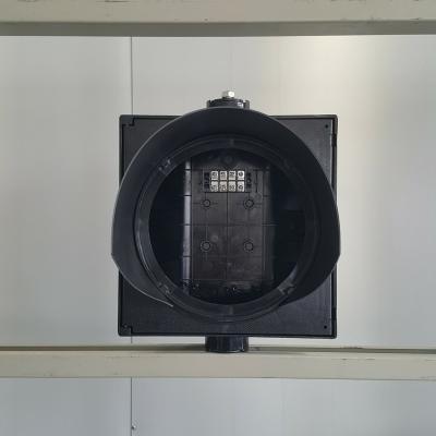 China Ronde 1-flip deur Afneembare uiterlijk 200MM Aspect Housing Body Straat verkeerslicht Te koop