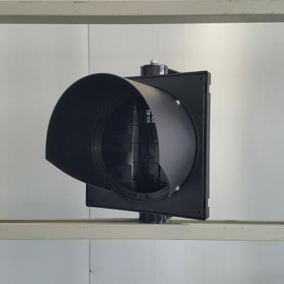 China Ronde 1-flip deur Afneembare uiterlijk 200MM Aspect Housing Body Straat verkeerslicht Te koop