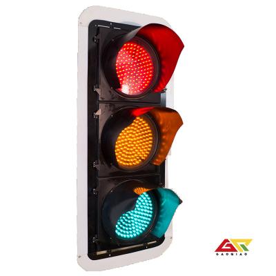 Cina Fusione a fuso in alluminio Tre serie Full Appearance LED Traffic Light 300mm (12 pollici) Traffic Light Ball in vendita