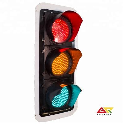 China 300 mm-serie verkeerslichten Drie secties Drie-kleurig verkeerslicht Ronde LED Te koop