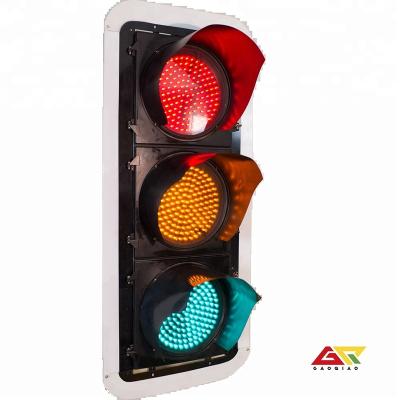 China 300 mm-serie verkeerslichten Drie secties Drie-kleurig verkeerslicht Ronde LED Te koop