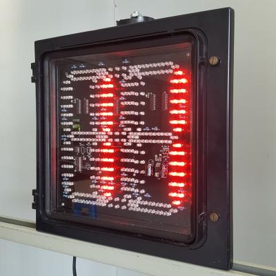 Cina Porta quadrata smontabile Aspetto 300MM 1-Aspetto 3-In-1 RYG Timer semaforo stradale in vendita