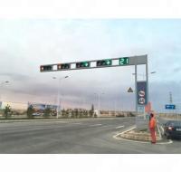China Traffic Light Pole Frame Type GQ-LP-2 Plastic Spraying Surface Preparation for sale