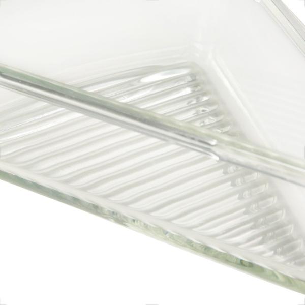 Quality Multifunctional Glass Pizza Storage Container Triangle Food Storage Containers for sale