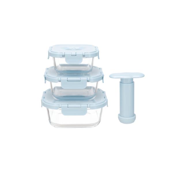 Quality IKOO Durable Stackable Vacuum Glass Containers -40℃ to 560℃ for sale