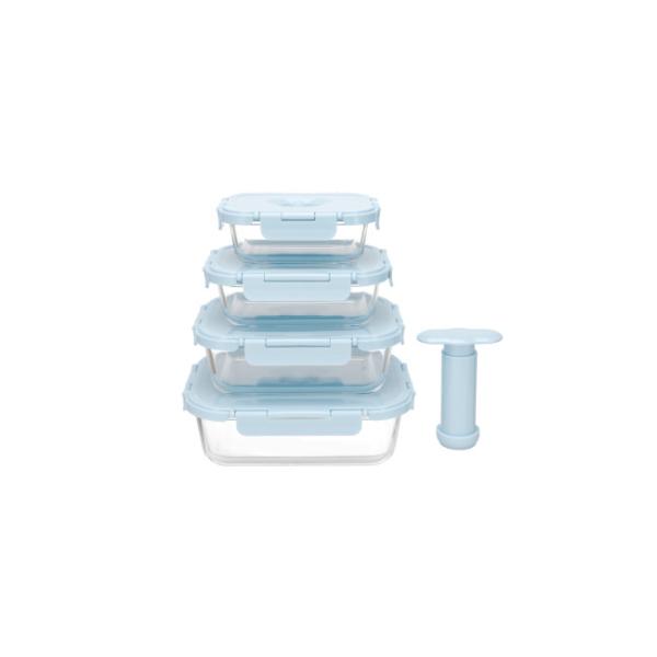 Quality IKOO Durable Stackable Vacuum Glass Containers -40℃ to 560℃ for sale