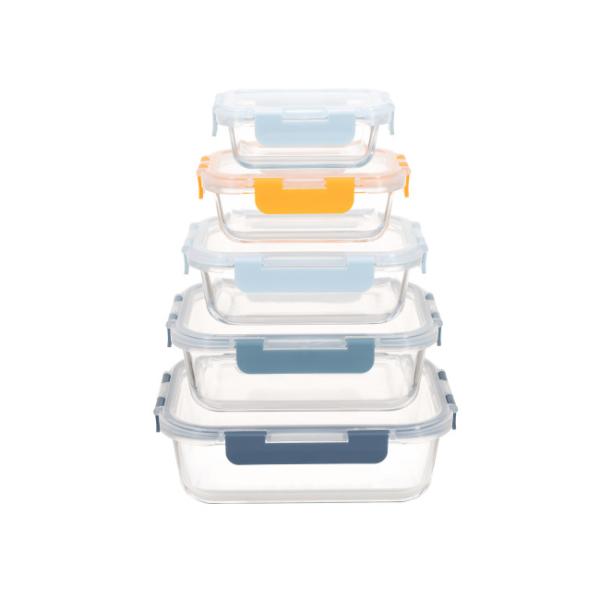 Quality Customized Glass Fruit Storage Containers With Cool Lock PP Lid Leakproof for sale