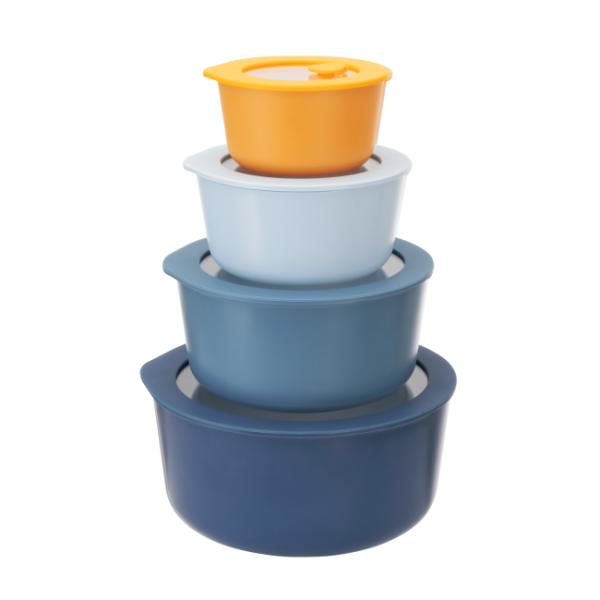 Quality Non Stick Coating Glass Food Container With Vented Glass Lid Easy To Clean for sale