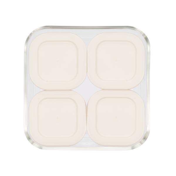 Quality Glass Food Container with PE Lid Set for sale