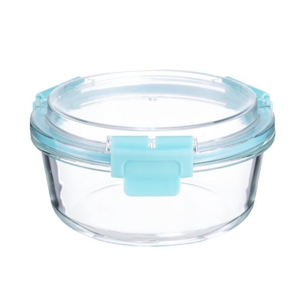 Quality Borosilicate Glass Food Container 1050ml with Snap Lock Lid for sale