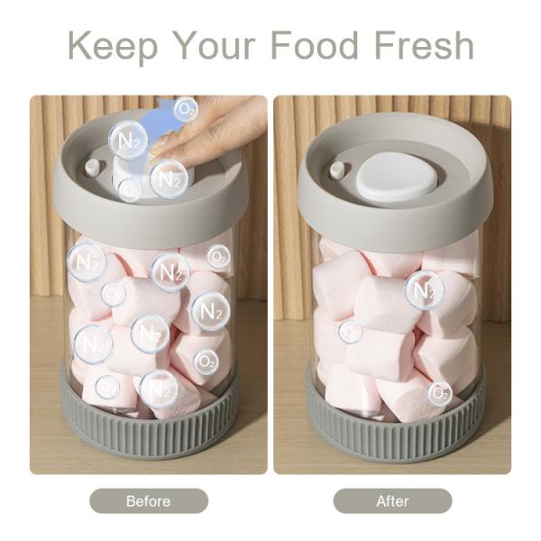 Quality Vacuum Seal Glass Storage Jars in Multiple Sizes for Retail & Import Programs for sale