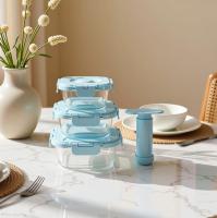 Quality IKOO Durable Stackable Vacuum Glass Containers -40℃ to 560℃ for sale