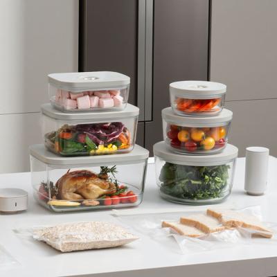 China High Borosilicate Glass Food Container with Lid Wholesale Bulk Price for sale