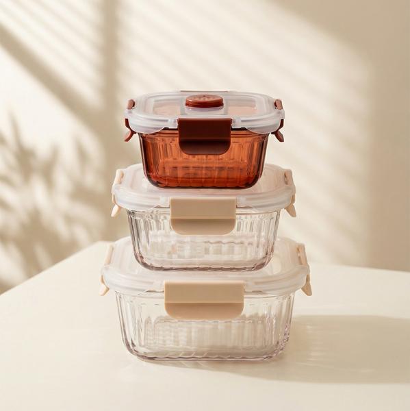 Quality Microwave safe borosilicate food containers with Unique Color Palette for Lifestyle & Boutique Retailers for sale
