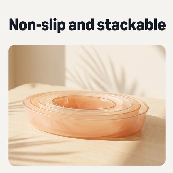 Quality IKOO Private Label Translucent Colored Borosilicate Glass Baking Pan for sale