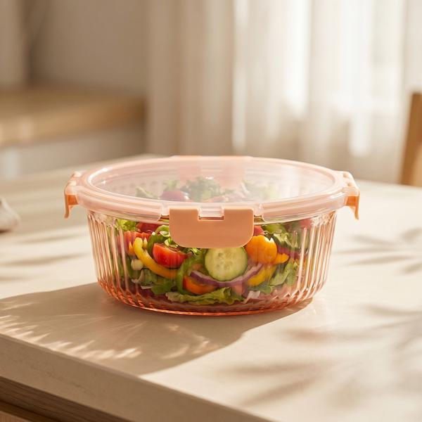 Quality Durable Glass Airtight Food Storage Containers with Unique Color Palette for Boutique Home & Kitchenware Retailers for sale