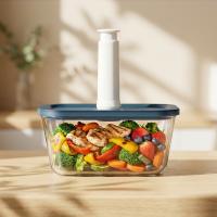 Quality oven safe leak proof glass food storage containers with premium texture for for sale