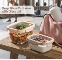 Quality High Borosilicate Glass Food Storage Container Factory Direct Sourcing for sale