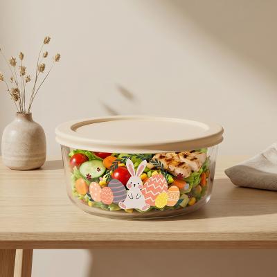 China dishwasher safe borosilicate food storage containers with shelf-ready packaging for Big-Box Retailers & Meal Prep Service Providers for sale