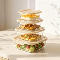 Quality simple design glass meal prep strong product presentation for E-commerce & DTC for sale